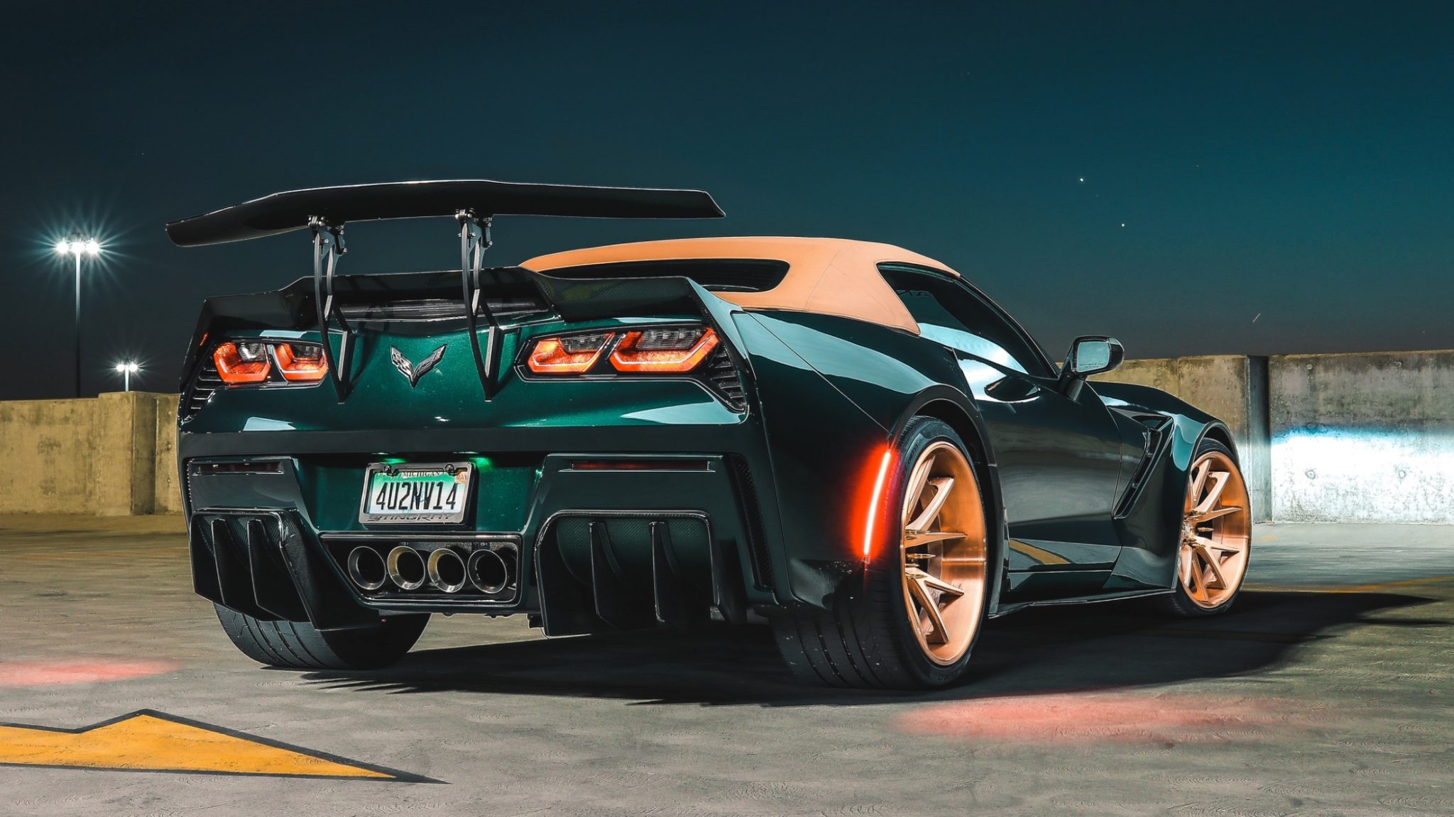 Ivan Tampi Customs XIK Widebody Kit for the C7 Z06 Grand Sport Corvette ...