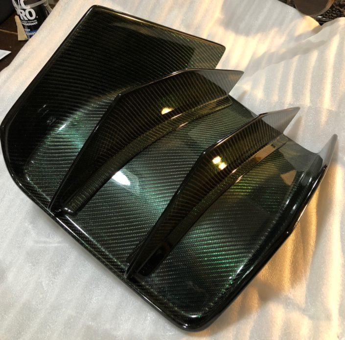 Ivan Tampi Customs XIK Carbon Fiber Rear Diffuser Series 1 C7 Corvette ...