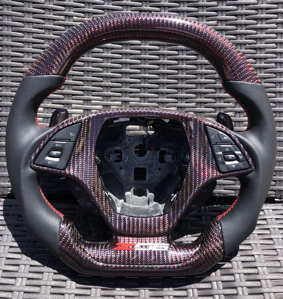 Ivan Tampi Customs C7 Corvette Steering Wheel in Carbon Fiber 2014 ...