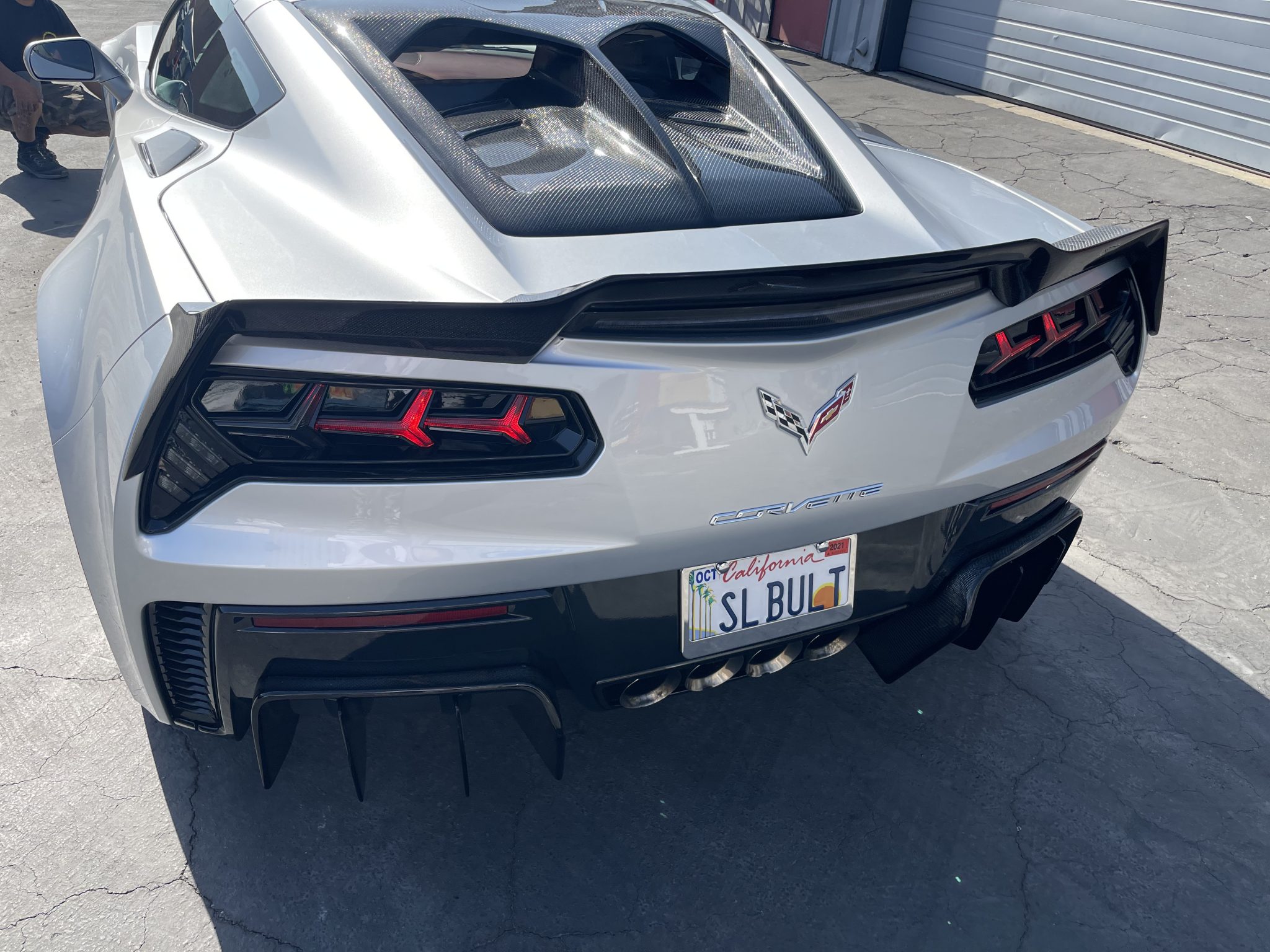 Ivan Tampi Customs XIK Carbon Fiber Rear Deck Wing Series II C7 ...