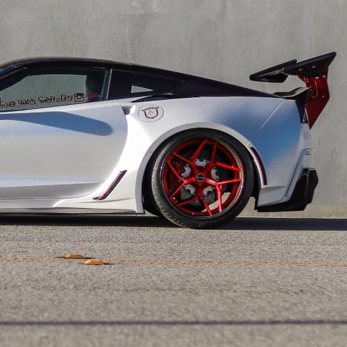 XIK Carbon Fiber Rear Diffuser Series II C7 Corvette Stingray / Z06 ...