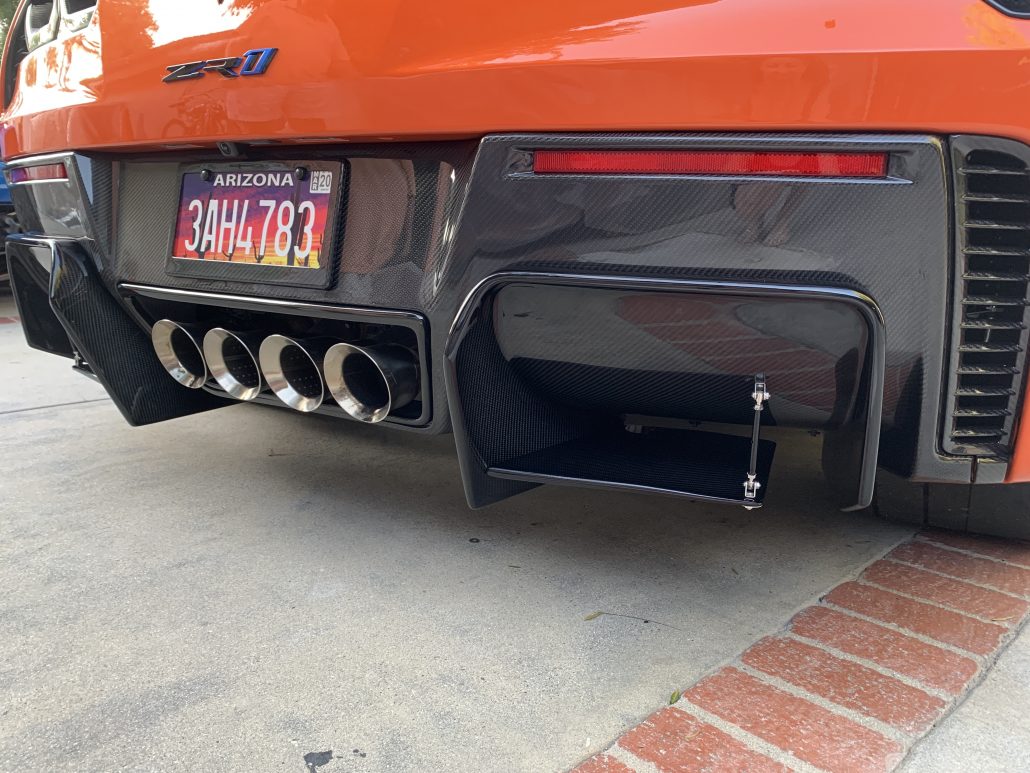Ivan Tampi Customs XIK Carbon Fiber Rear Diffuser Series II C7 Corvette ...