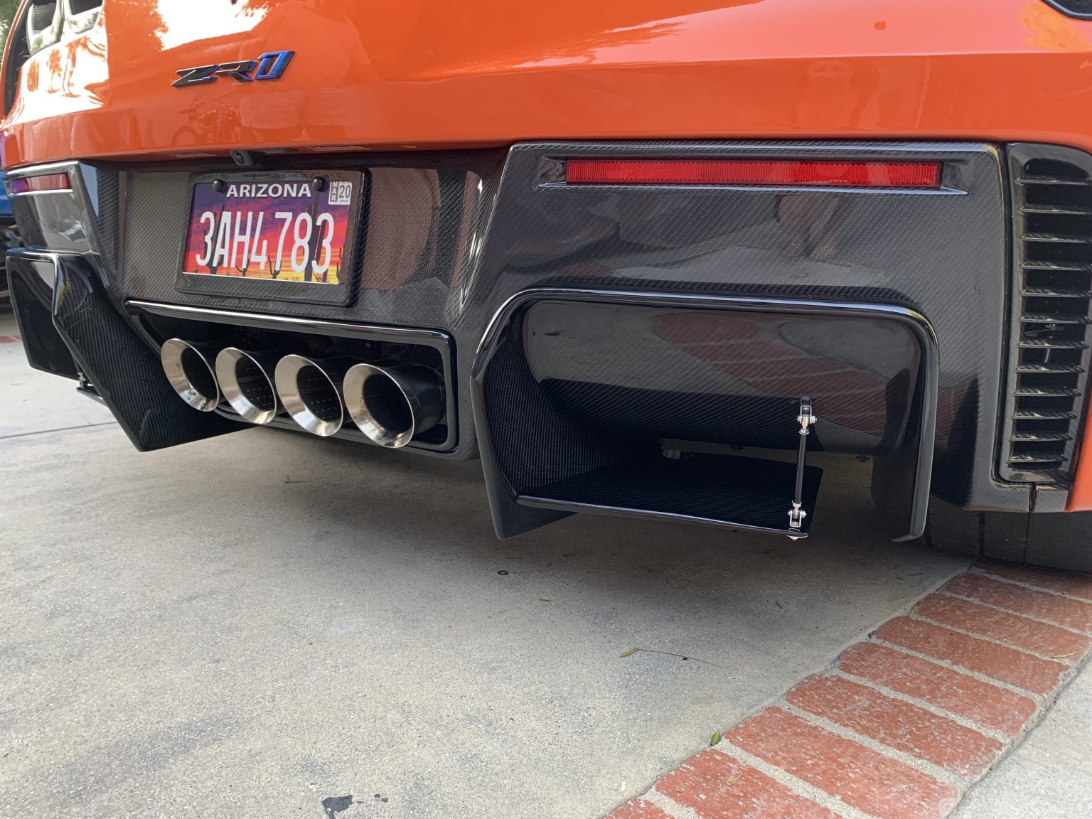 Ivan Tampi Customs XIK Carbon Fiber Rear Diffuser Series II C7 Corvette ...